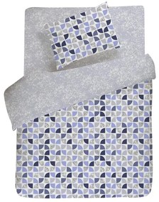 Bavlněné povlečení SINEU fialové Rozměr povlečení: 2 ks 70 x 90 cm | 200 x 220 cm