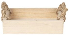 Dřevěný podnos 26*20*6 cm Clayre &amp; Eef 6H1761