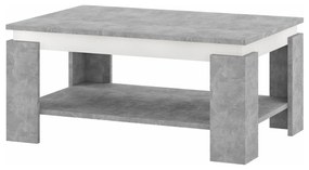 Konferenční stolek PIANO (beton + bílá). 1091516