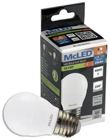 LED žárovka E27 McLED G45 2,7W (25W) neutrální bílá (4000K) ML-324.036.87.0