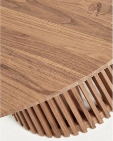 Kulatý jídelní stůl z teakového dřeva v přírodní barvě ø 90 cm Jeanette – Kave Home