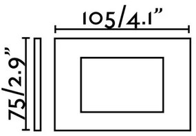 FARO 70163 - LED Venkovní zápustné svítidlo SPARK-1 LED/5W/230V IP65