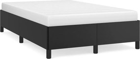 Rám postele bez matrace černá 120x190 cm umělá kůže 3269645