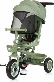 CHIPOLINO Tříkolka se stříškou Marathon 2v1 Pastel Green