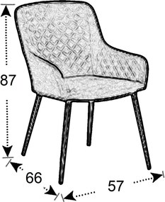 Doppler PARIS LIKA-TEX® šedé - luxusní zahradní křeslo - Rozbalené zboží (N564)
