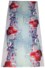 Vánoční ubrus - běhoun na stůl CHRISTMAS CANDLES 60x120 cm Mybesthome