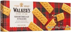 Skotské máslové sušenky tyčinky - Walkers Shortbread Fingers 150g (8 ks)