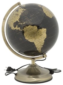 Stolní lampa ve tvaru glogusu Mauro Ferretti Globe Bronze, ø 25 cm