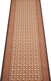 Kusový koberec GRENOBLE hnědá 67 x 250 cm