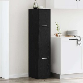 vidaXL Skříňka na léky 30 x 41 x 144,5 cm kompozitní dřevo [855529] Barva: Černý dub