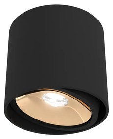Moderní bodové svítidlo Neo Mobile černá/zlatá