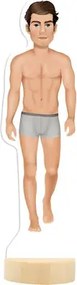 JIRI MODELS Magnetická panenka Kluk / Oblékací hra / 27 dílků / dřevěn