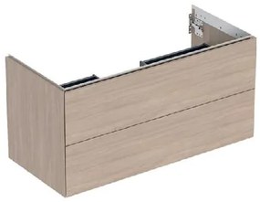 Geberit ONE - Umyvadlová skříňka 104x50x47 cm, 2 zásuvky, dub 505.264.00.5