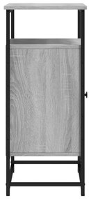 Příborník šedý sonoma 69 x 35 x 80 cm kompozitní dřevo - Default Title