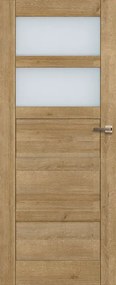 Interiérové dveře vasco doors BRAGA model 3 Průchozí rozměr: 70 x 197 cm, Orientace dveří: Levé dveře, Dekor: Dub Santa