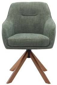 Designová otočná židle Sanjaya II lesnická zelená