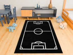 Koberec Lima 6333B černý / bílý