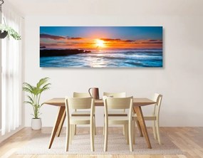 Obraz romantický západ slunce - 150x50 cm