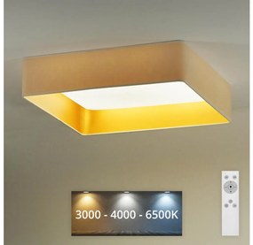 Brilagi | Brilagi - LED Stmívatelné svítidlo VELVET SQUARE LED/24W/230V + DO krémová | BG0634