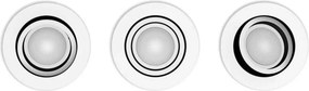 Philips Hue Milliskin - Chytré zápustné LED svítidlo, bílá, 3 ks 929003811101