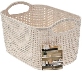 Úložný koš Beige2, 16x14x24 cm