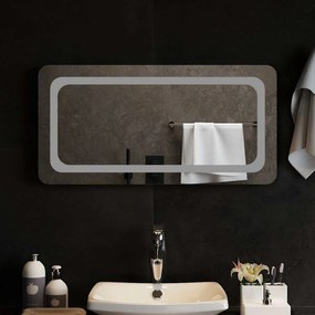 Koupelnové zrcadlo s LED osvětlením 80 x 40 cm 151785