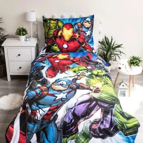 Jerry Fabrics Povlečení Avengers Brands 02 140x200, 70x90 cm