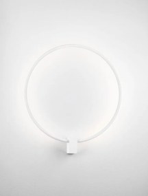 Matně bílé hliníkové LED stmívatelné nástěnné svítidlo Cercio – Nova Luce