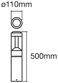 Ledvance - LED RGBW Stmívatelná lampa SMART+ MODERN LED/12W/230V IP44 BT