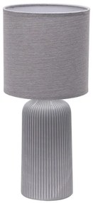 ONLI - Stolní lampa SHELLY 1xE27/22W/230V šedá 45 cm