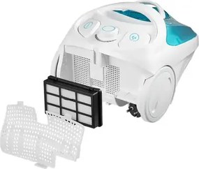 SENCOR SVC 1015TQ 3AAA bílá / Bezsáčkový vysavač / 800 W / 1.5 l / 80