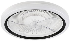LED Stropní svítidlo s ventilátorem GEMMA LED/37W/230V bílá + DO