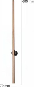 Brilagi - LED Nástěnné svítidlo WOODY LINE LED/7W/230V 4000K 60 cm dub