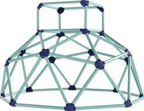 Lezecká kopule Ø182,5 cm Vodotěsná kopule pro děti do 90 kg, odolná proti UV záření, pro děti od 3 do 8 let Modrý plast