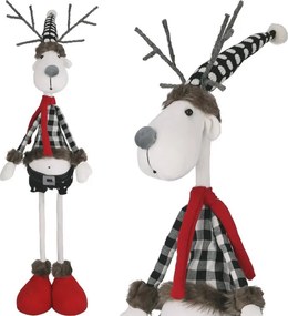 Vánoční figurka látkového soba 110 cm