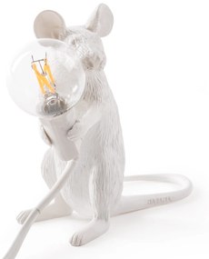 Seletti designové stolní lampy Mouse Lamp Sitting