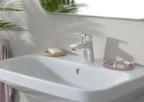 Hansgrohe Logis, páková umyvadlová baterie 70 s kovovou odtokovou soupravou s táhlem, chromová, HAN-71170000