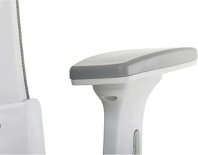 Ergonomická kancelářská židle EMILIE - šedá síťovina