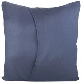 Luxusní přehoz na postel v krásné výrazné modré barvě 40 x 40 cm