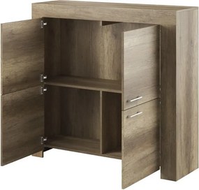 Piaski Komoda Sky SK120 Barva: Dub Riviera