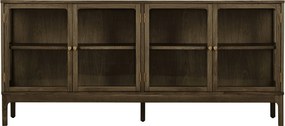 House Nordic Komoda ZAMORA tmavě hnědá 180×40 cm 3150400