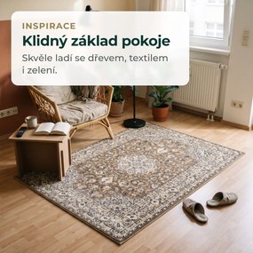 Angel Carpet, Kusový koberec Sultan 42 Beige, 120x170, béžová, kancelář