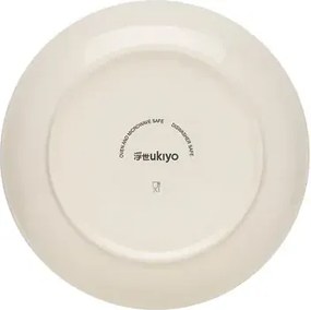 Ukiyo Sada keramických talířů bílá / Talíř / 2 ks / O 27 cm