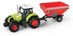 Dromader Traktor s červenou vlečkou se zvukem