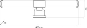 Nástěnné LED svítidlo Apa, 1x LED 6w, 3000k, b