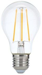 LED žárovka E27 4,5W 2 700K filament čirá stmívací