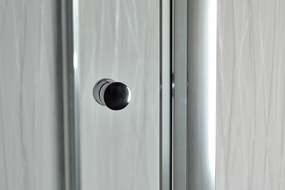 ARTTEC Sprchový kout rohový jednokřídlý MOON D 23 čiré sklo 81 - 86 x 76,5 - 78 x 195 cm