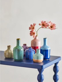 Ručně malované vázy v sadě 7 ks z kameniny (výška 14 cm) Maien – Bloomingville
