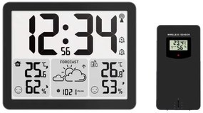 JVD Černá rádiem řízená meteorologická digitální stanice JVD RB3569