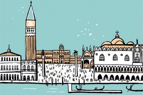 Jan Laštovička | San Marco Rám: Černý, Velikost: 60 x 40 cm